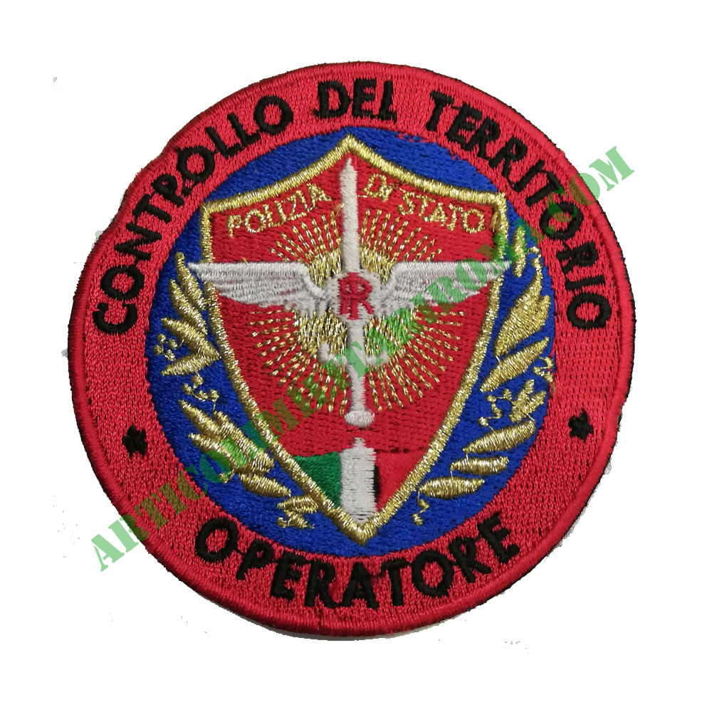 PATCH TONDA VELCRO CONTROLLO DEL TERRITORIO POLIZIA DI STATO - Articoli ... PATCH TONDA VELCRO CONTROLLO DEL TERRITORIO POLIZIA DI STATO - Articoli ...